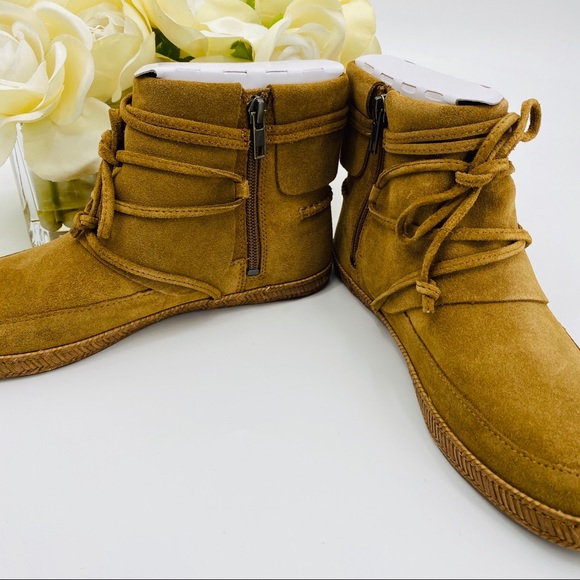 UGG | Shoes | Nib Ugg Reid Suede Bootie Moccasins | Poshmark